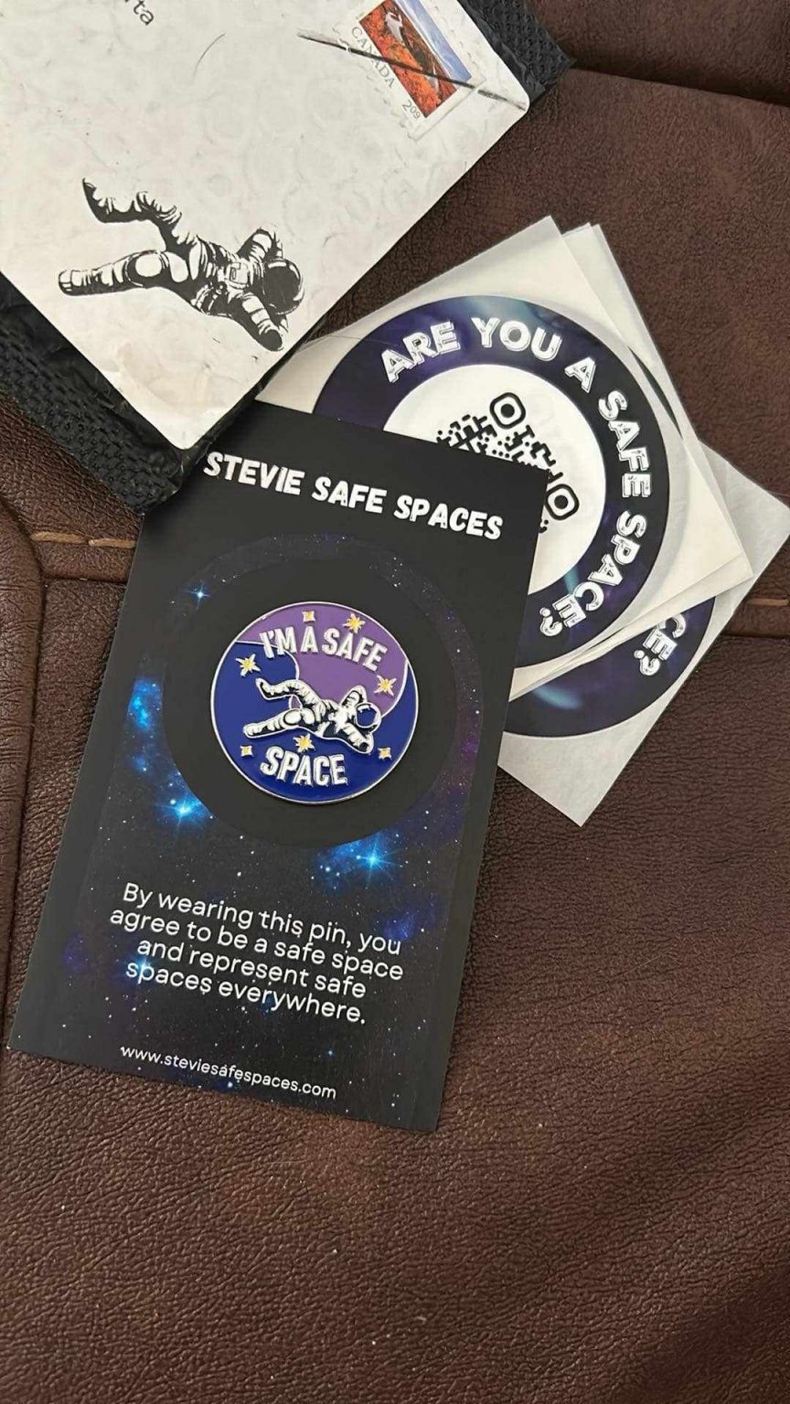 Safe Space Enamel Pins | Stevie's Safe Spaces